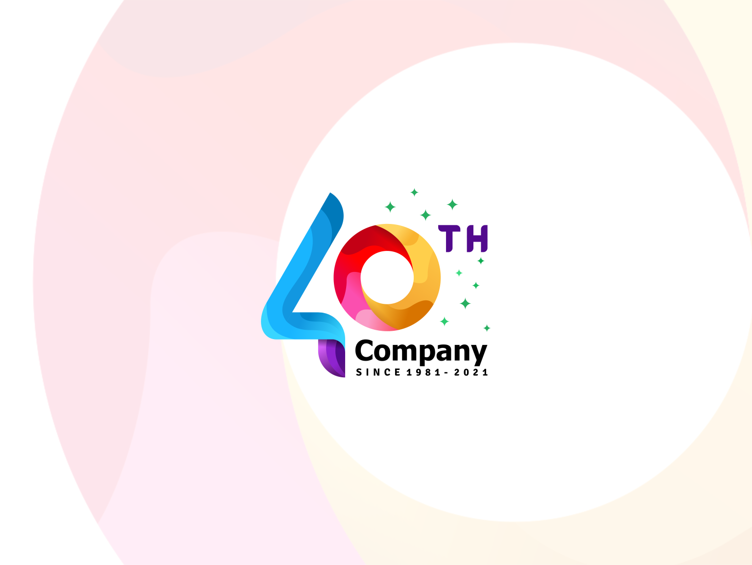 40th Logo by Fokative on Dribbble