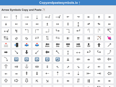 Arrow Symbols by Mary Spain on Dribbble