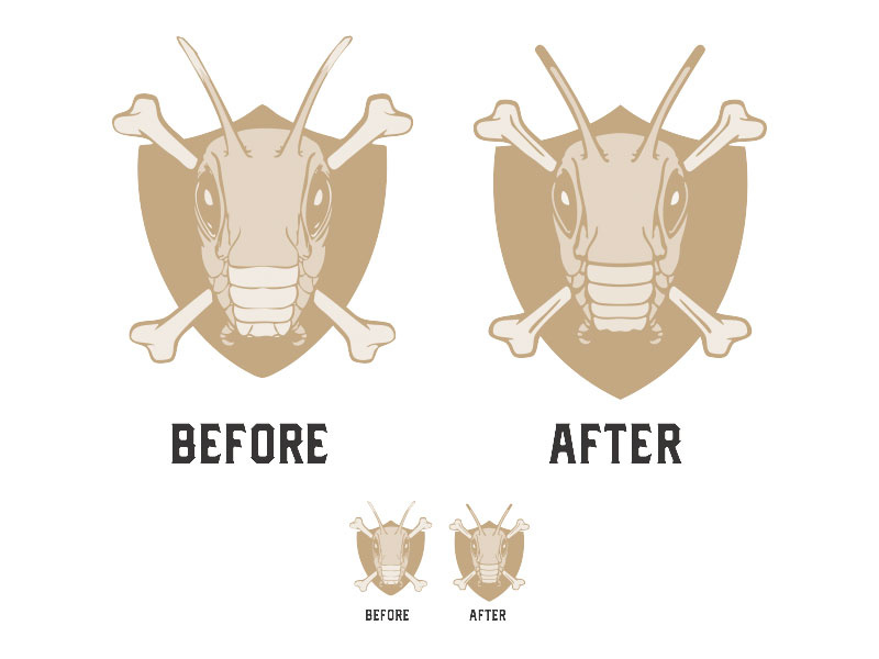 Locust Logo Update by jeremy wheat on Dribbble