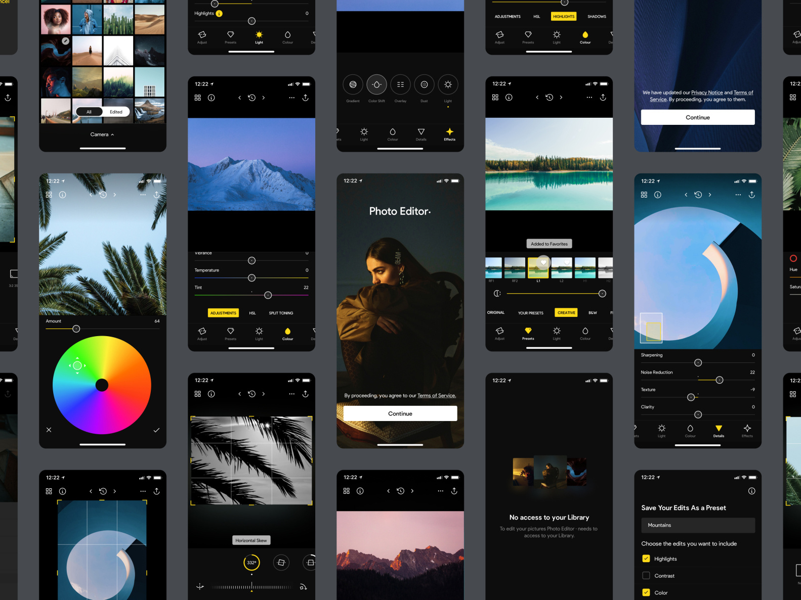 Photo Editor • Screens by Riccardo Oliva on Dribbble