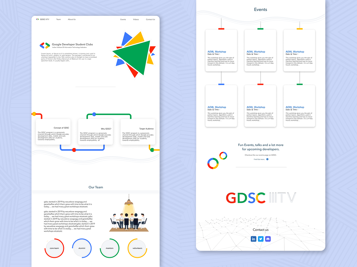 Gdsc Designs Themes Templates And Downloadable Graphic Elements On Dribbble
