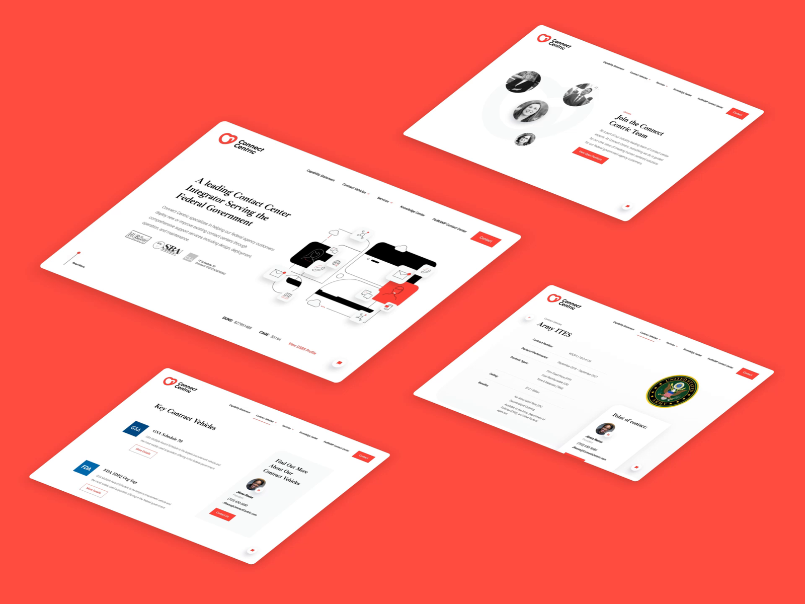 Connect Centric ️ Web Page Design by Luke Wojcik on Dribbble