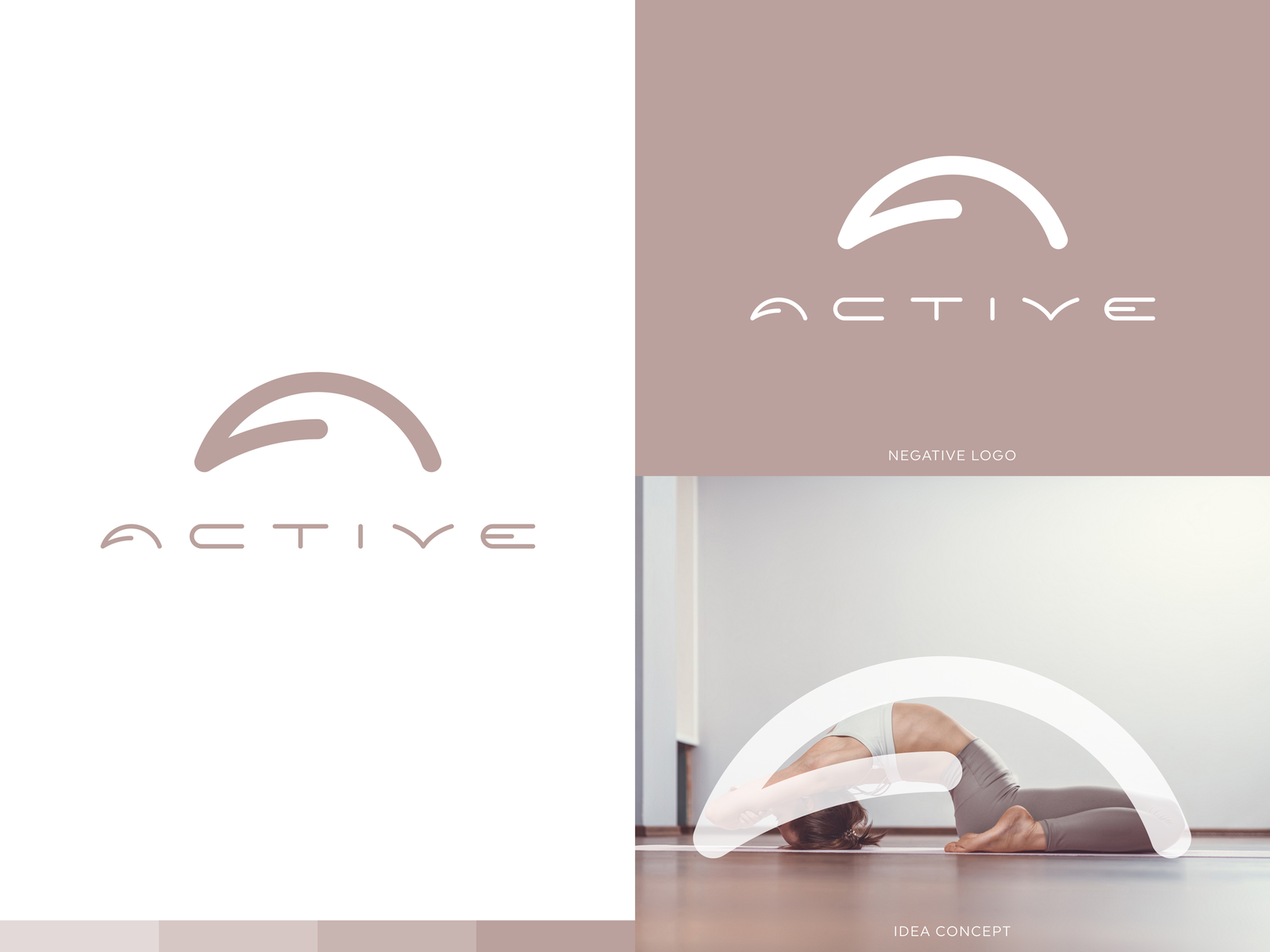 Active - exploration / logo / mark / A / body shape by Gedas Meskunas ...