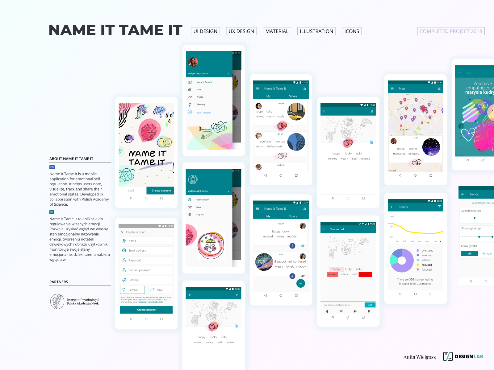 Name It Tame It - Mobile Application - UI & Identity Design by Anita ...