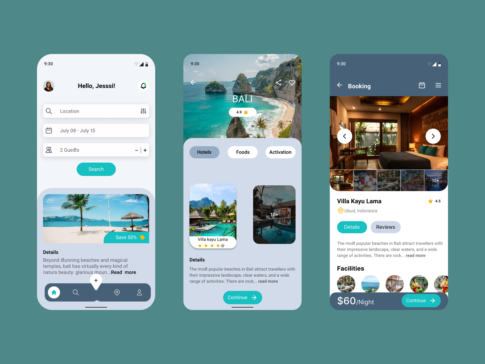 travel app by avinash on Dribbble