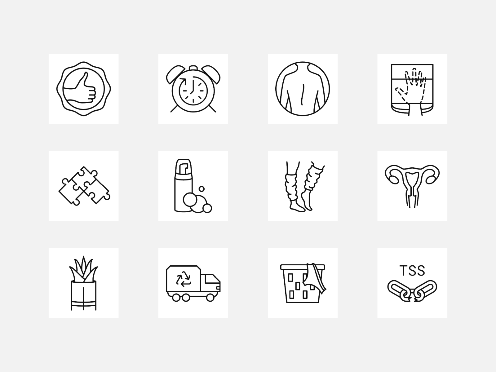Flex Icon Set by Hannah Rose Beasley on Dribbble
