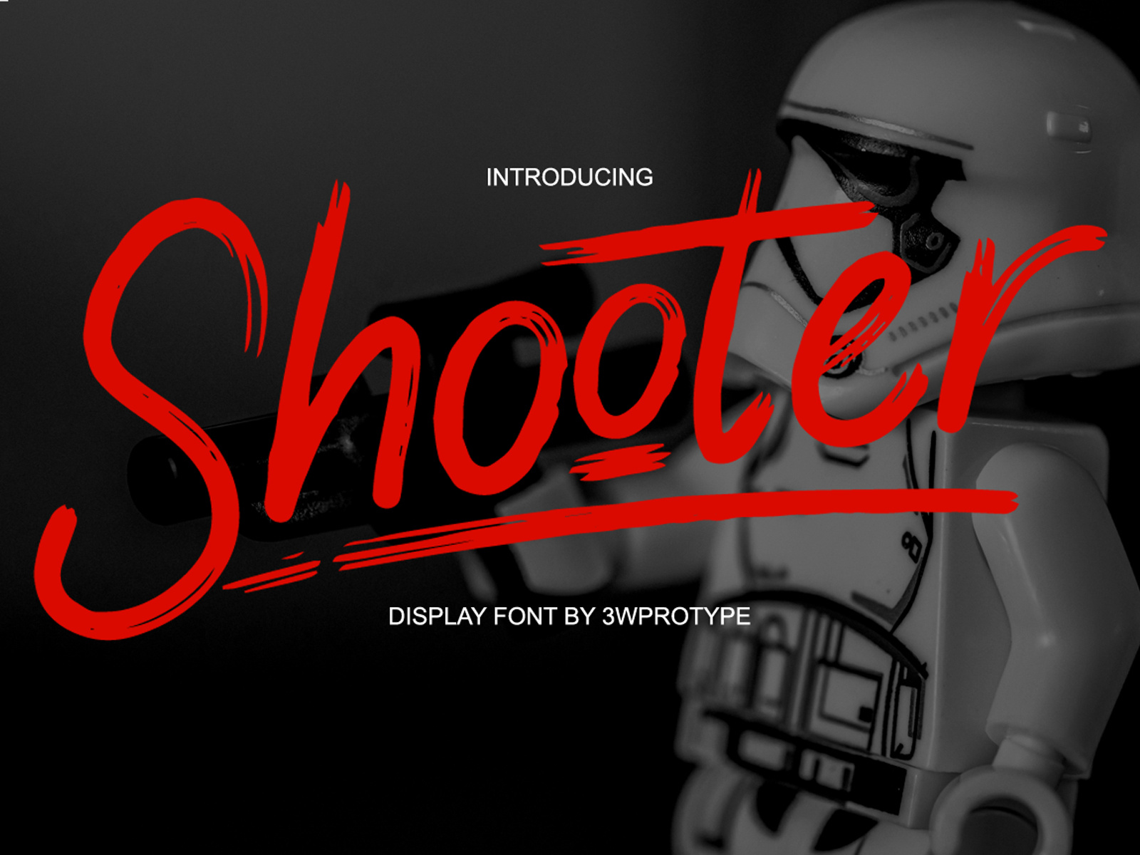 Shooter | FREE FONT by 3wprotype on Dribbble