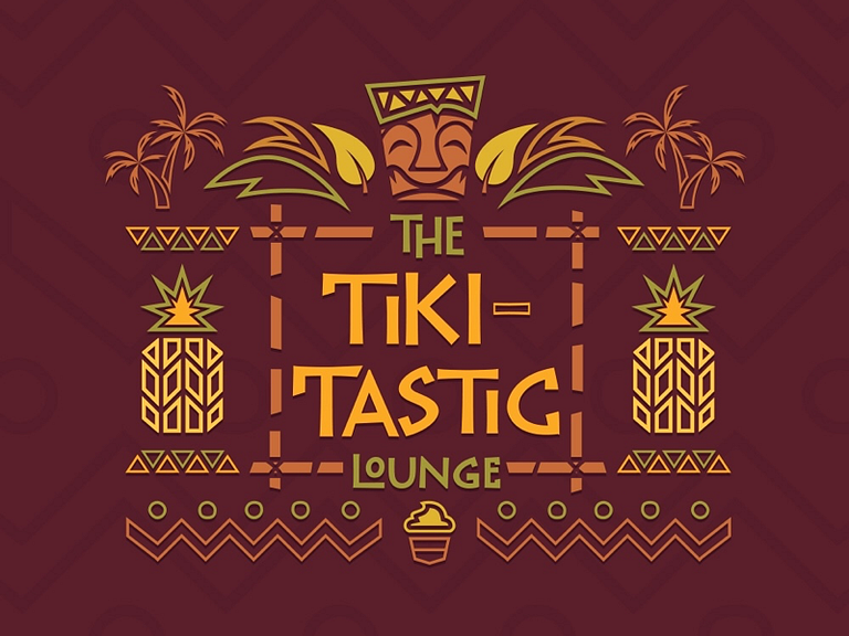 The Tiki-Tastic lounge by Ashley Loonam on Dribbble