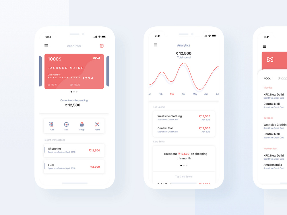 Expense Tracker App Exploration by Ronnie on Dribbble
