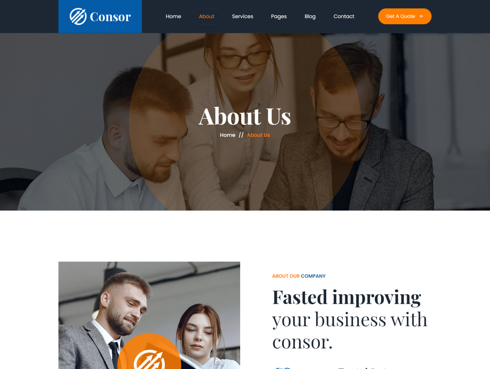 Consor - Business Consulting Bootstrap 5 Template by DevItems on Dribbble
