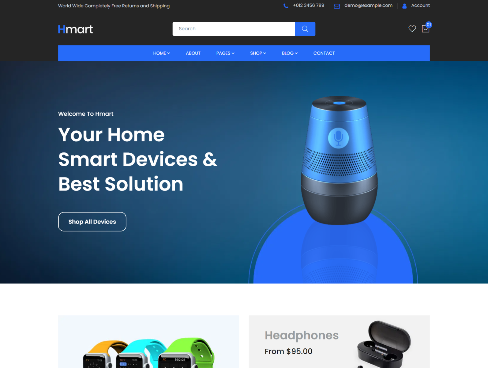 Hmart Electronics Ecommerce Html Template By Devitems On Dribbble