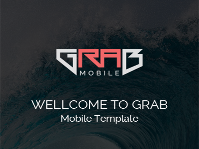 Grab – Mobile Web App HTML Template by DevItems for HasThemes on Dribbble
