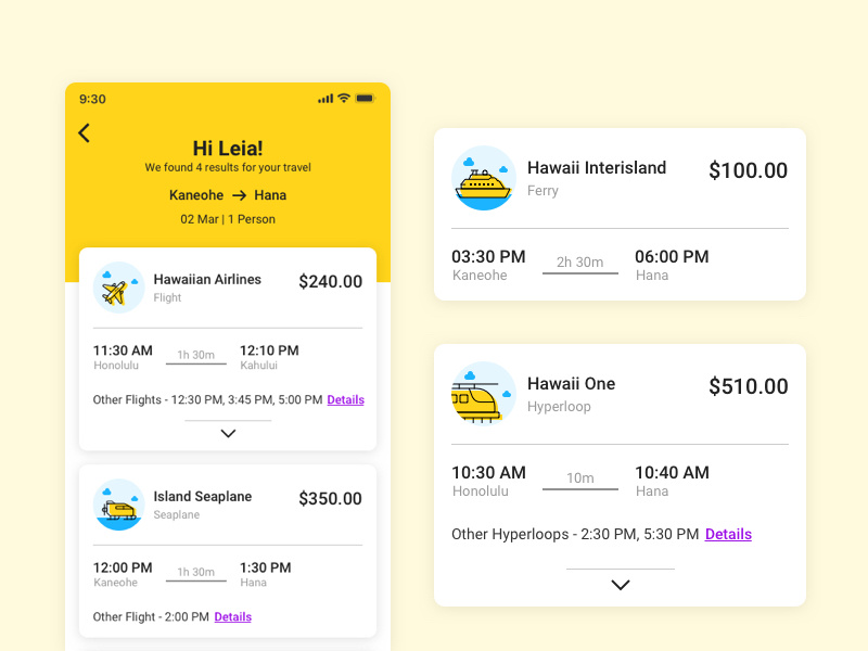Holo Ticket Booking App by Sonal Borana on Dribbble