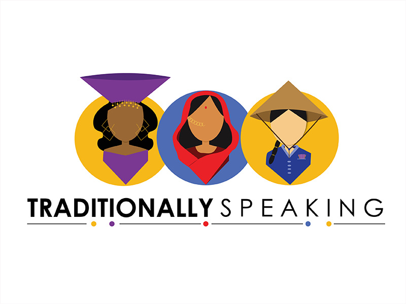 Traditionally Speaking Logo by Nicole C. McEwan on Dribbble