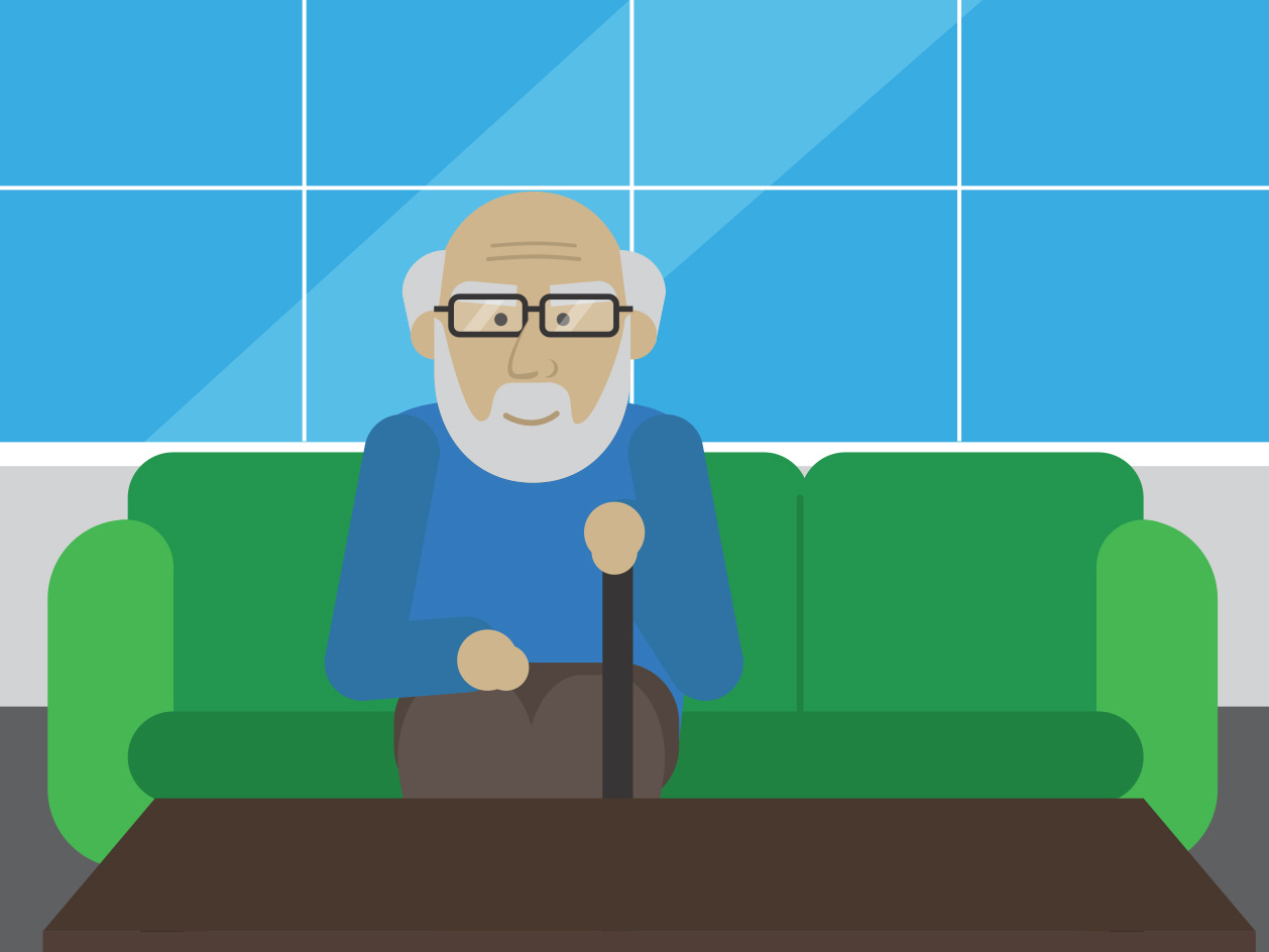 Old Man by Nick Paradise on Dribbble