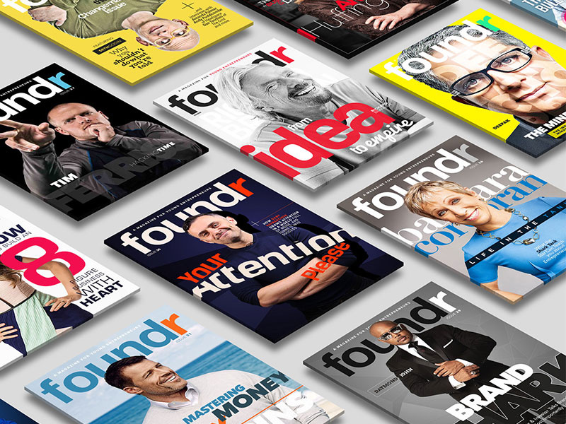 Foundr Magazine Perspective Mockup by Matt Kohn / Different Hunger ...