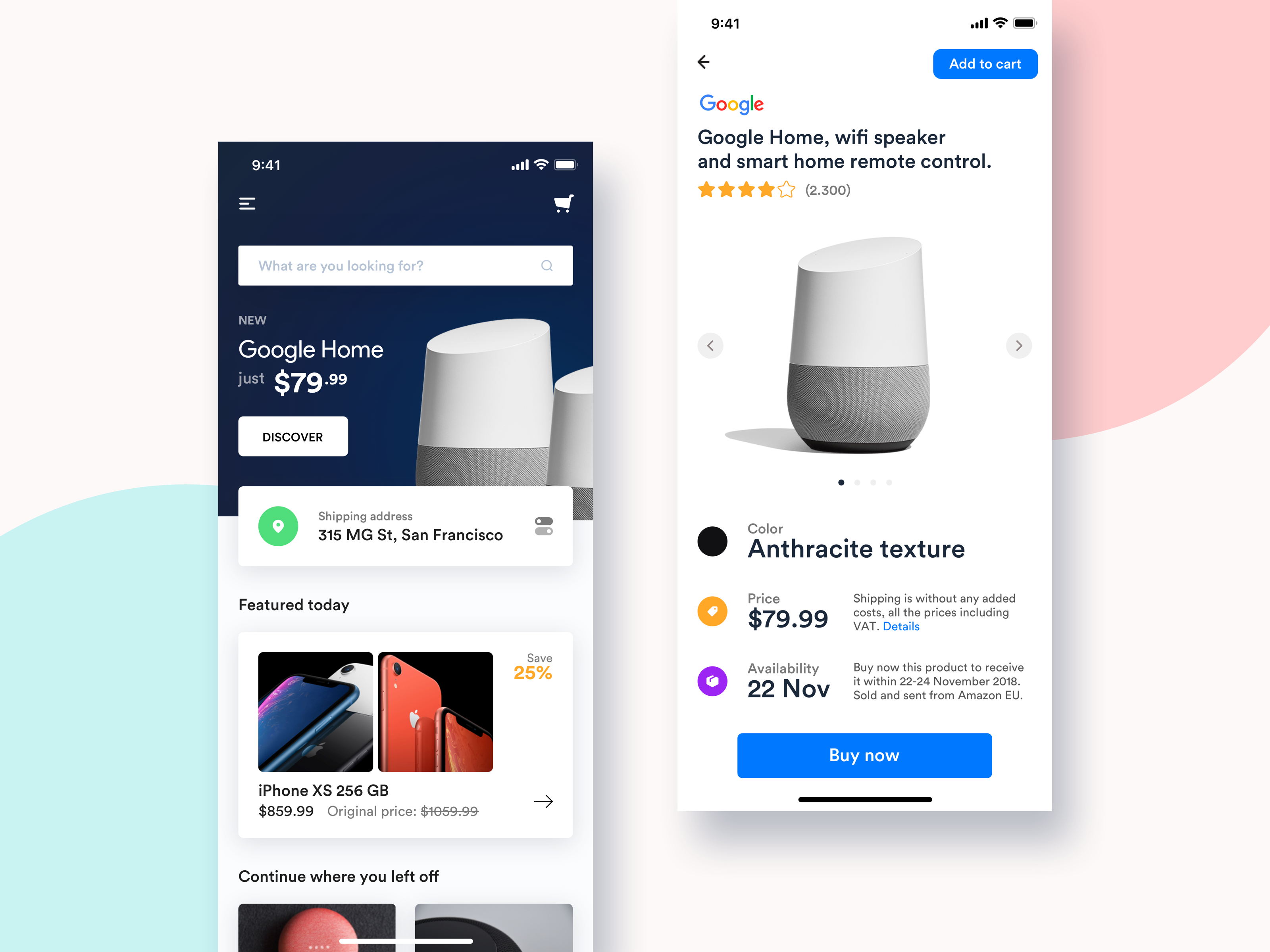 Electronics Store App by Girish Rawat on Dribbble