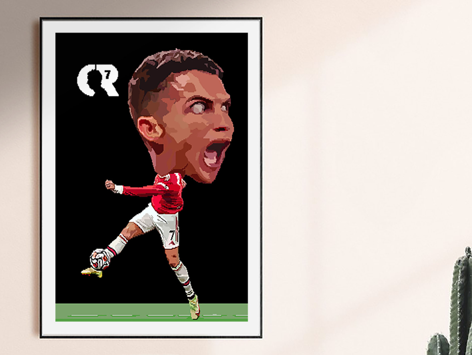 CR7 Caricature in Pixel Art by Bie Separow on Dribbble