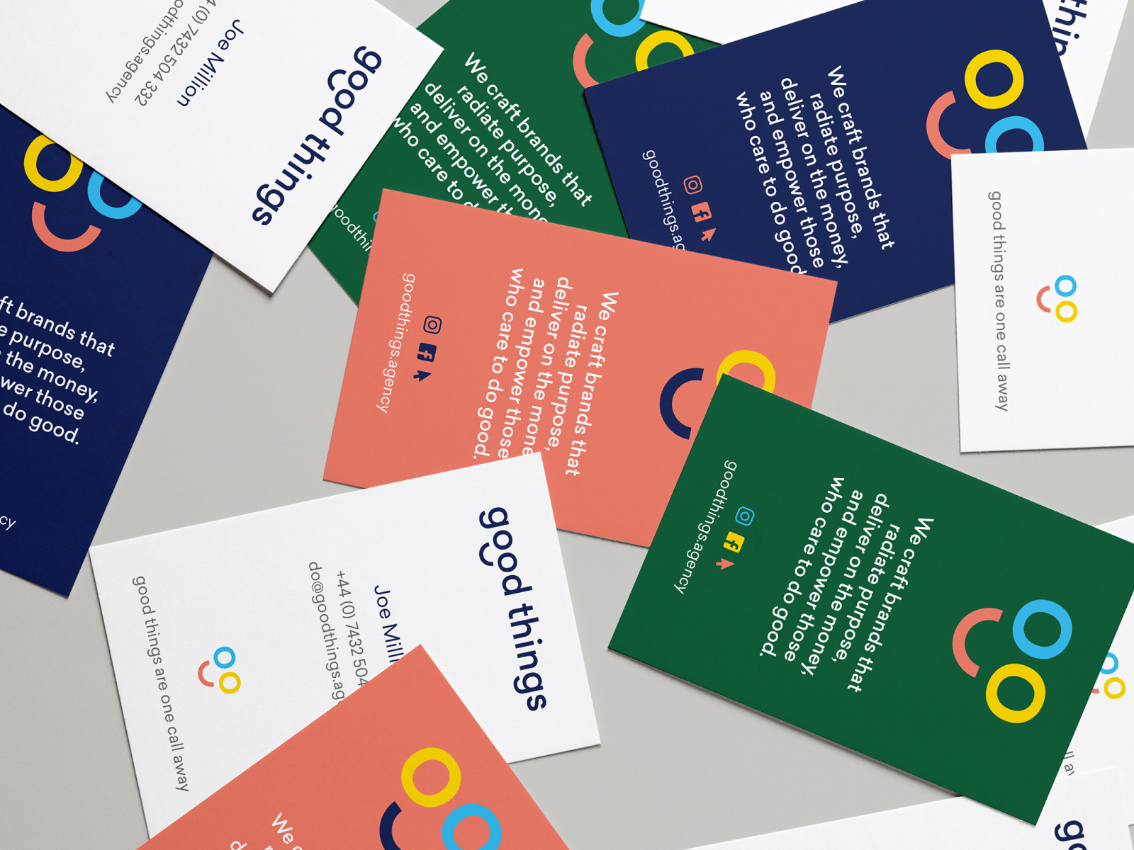 Good Things – Business Cards by Joe Million on Dribbble