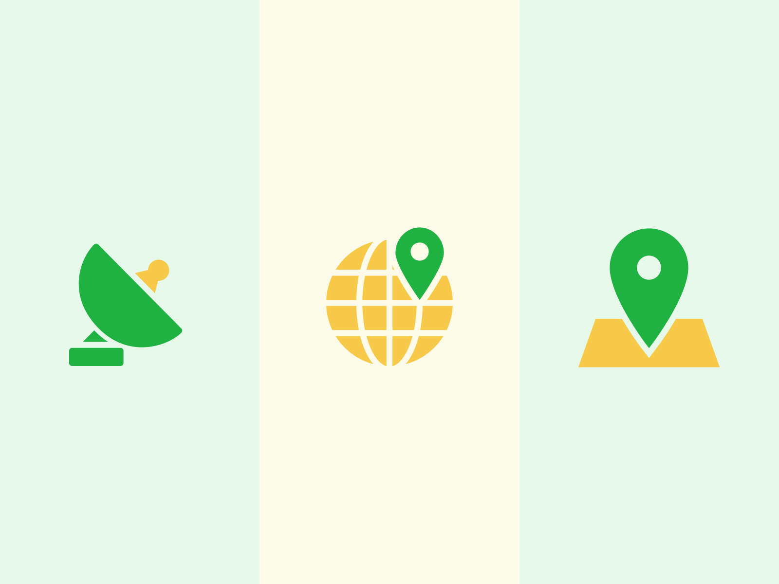 Location animated icons by Nick Kozin for Icons8 on Dribbble