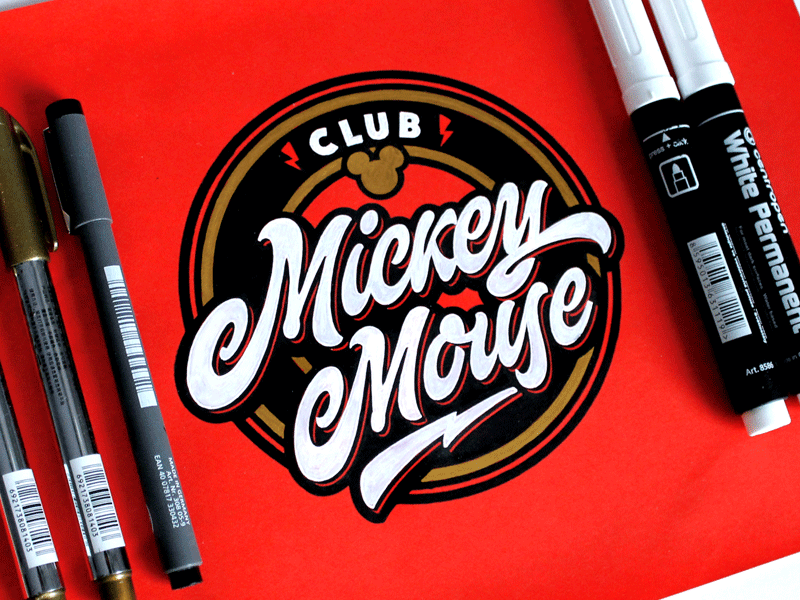 Mickey Mouse by Dzima Tkachou on Dribbble