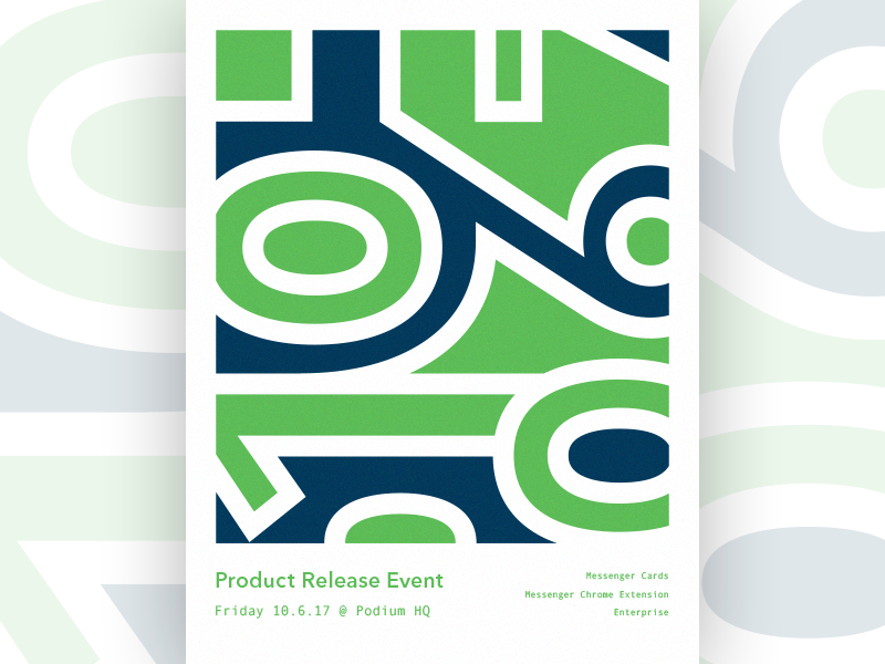 Product Release Poster by Sam Lawes[t] on Dribbble