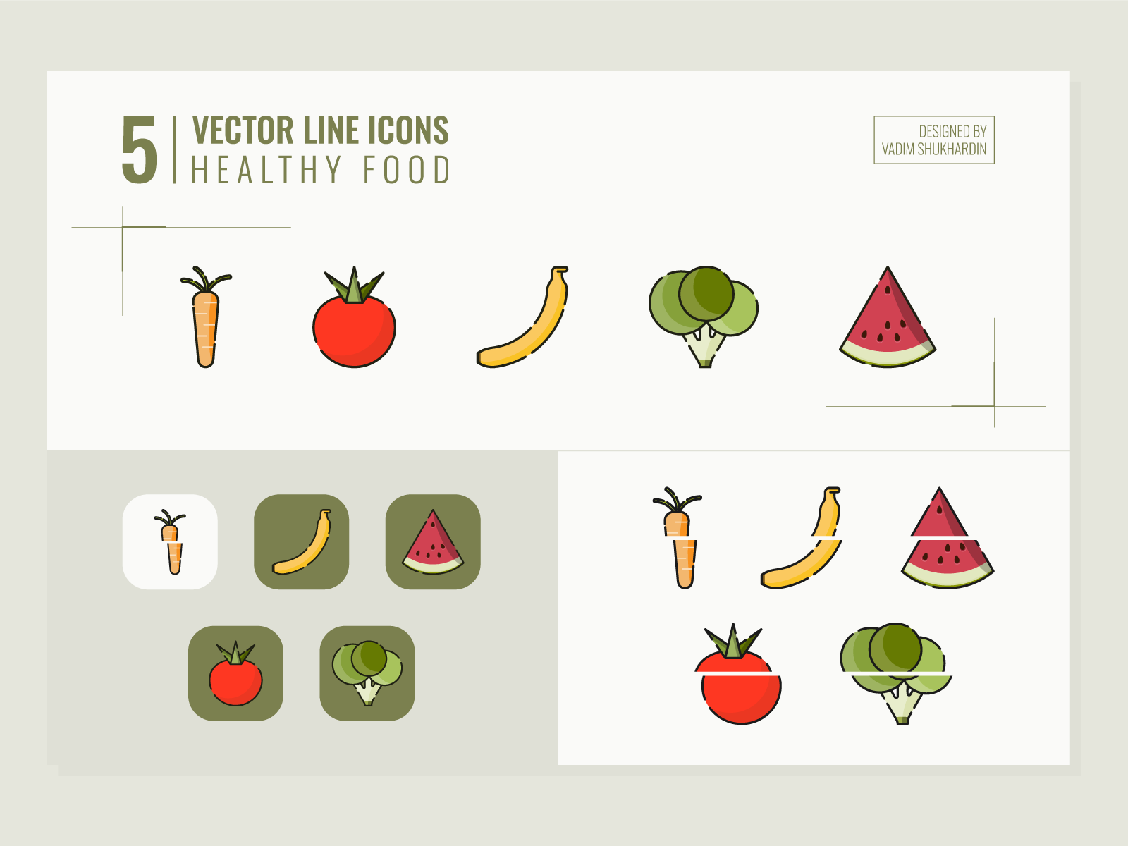Healthy Food Icons