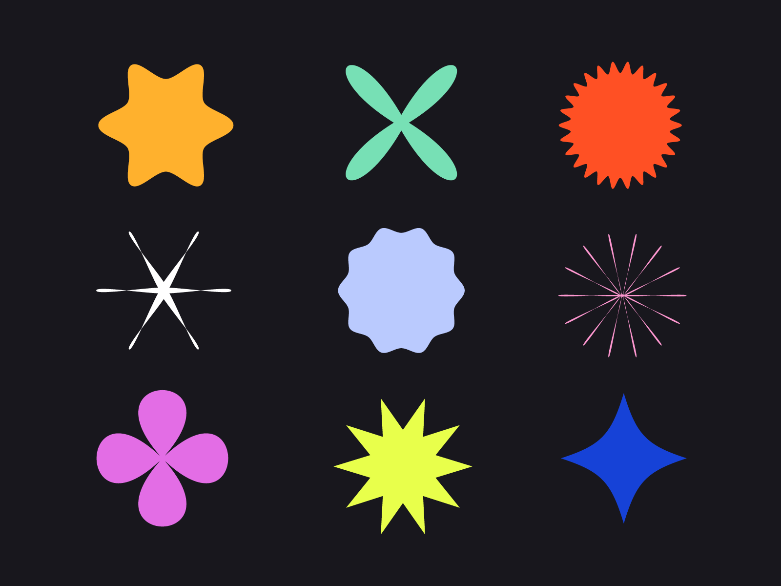 A quick way to create unique geometric shapes in Adobe Illustrator | Dribbble Design Blog