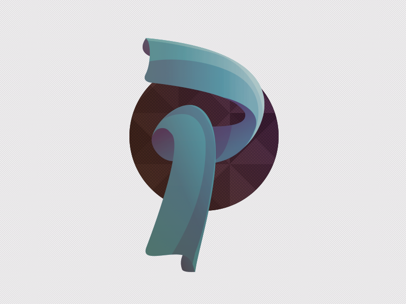 Curly P by Bushra Mahmood on Dribbble