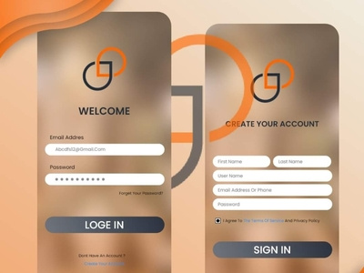 Sign in ui design by Ahmed abudaqqa on Dribbble