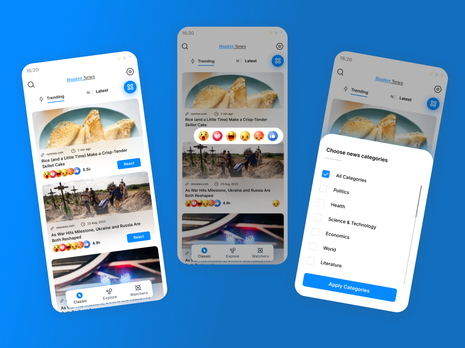 News App Ui with Reaction by Suman Adhikari on Dribbble