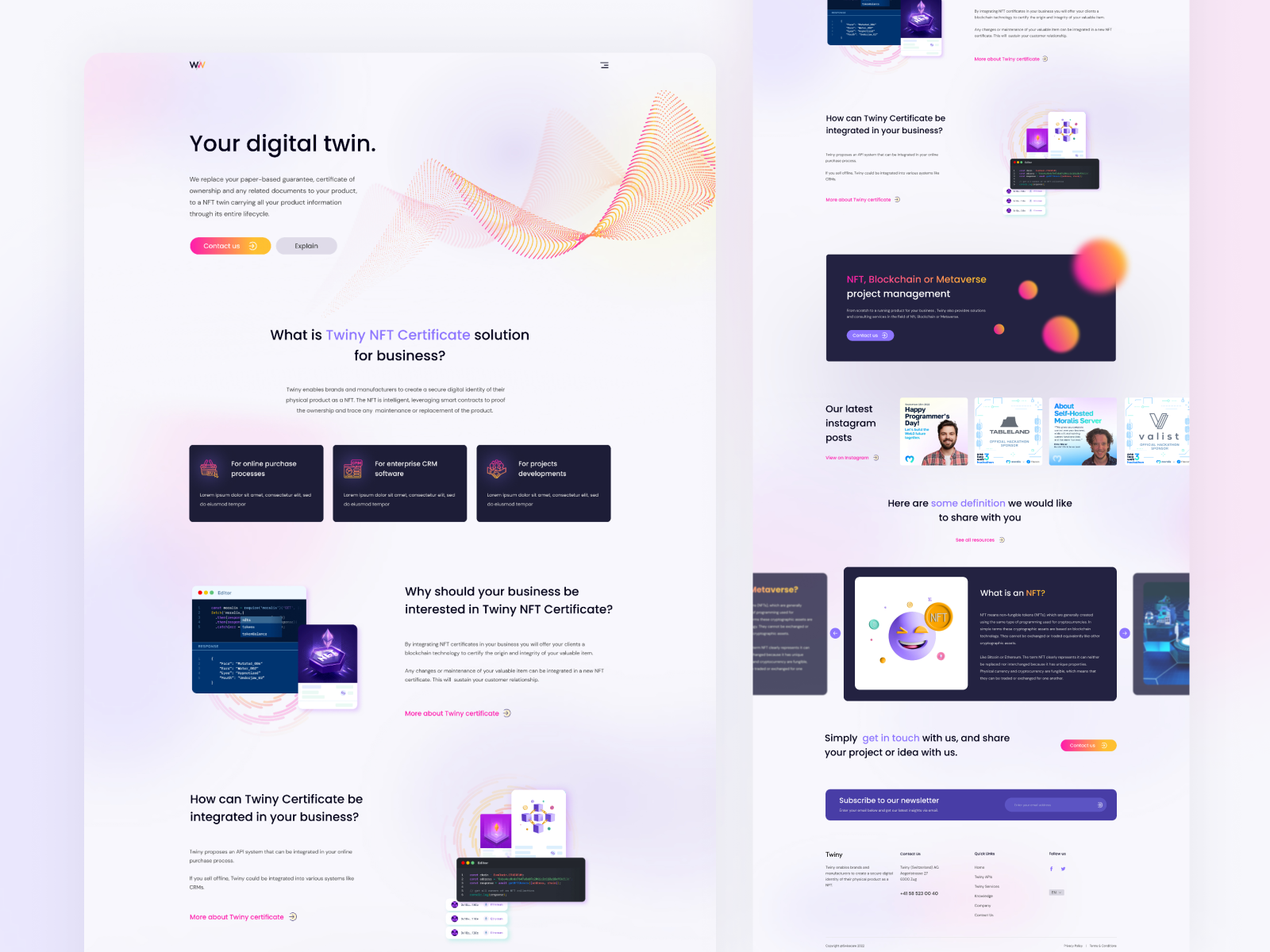 Clean Web UI design for Twiny.io | Suman Adhikari by Suman Adhikari on ...