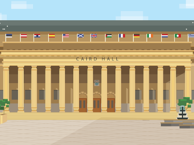 Caird Hall Dundee by Robin Griffiths on Dribbble