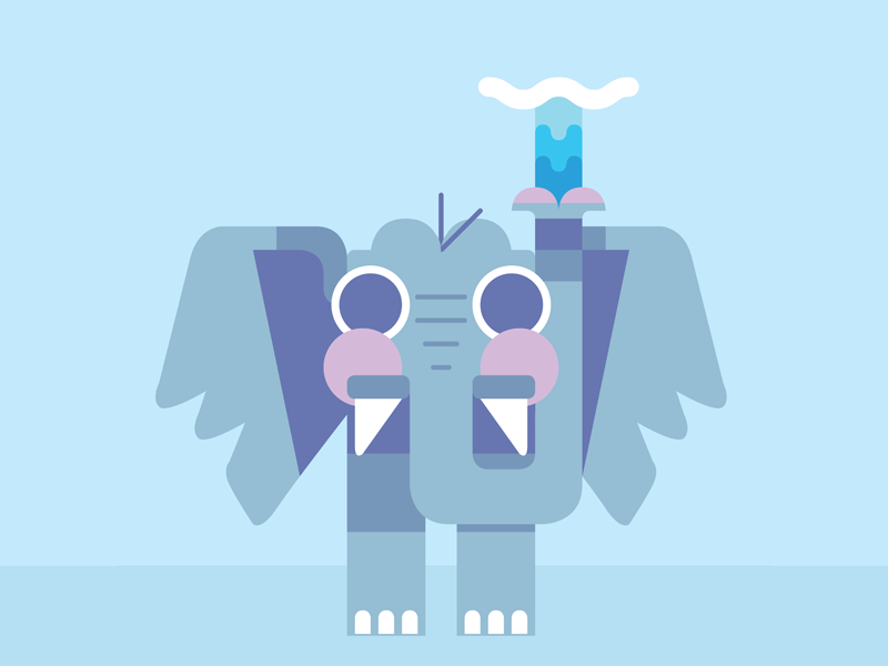World Elephant Day! by Robin Griffiths on Dribbble