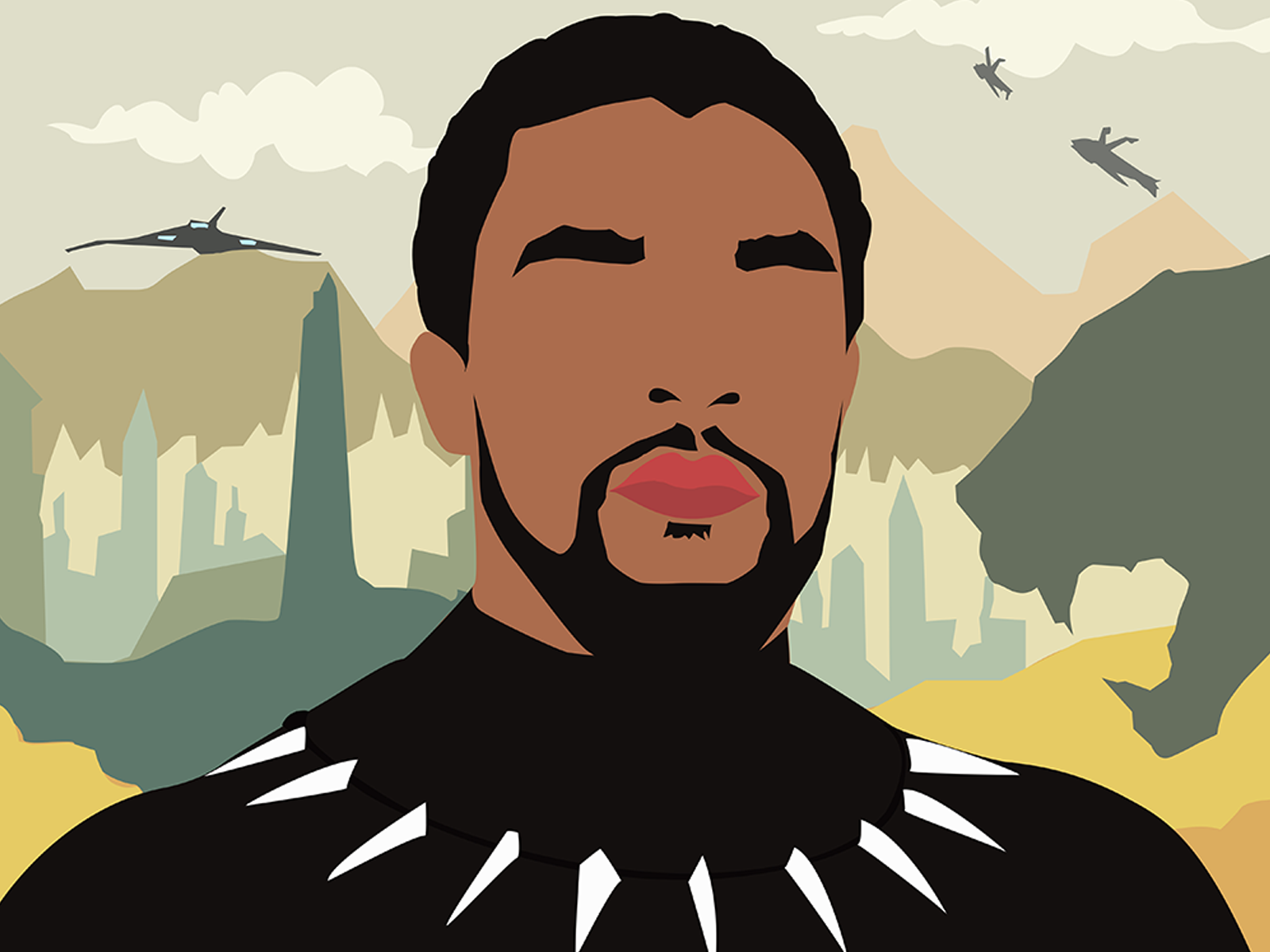 Minimal Abstract Vector Portrait by Chathurangana on Dribbble