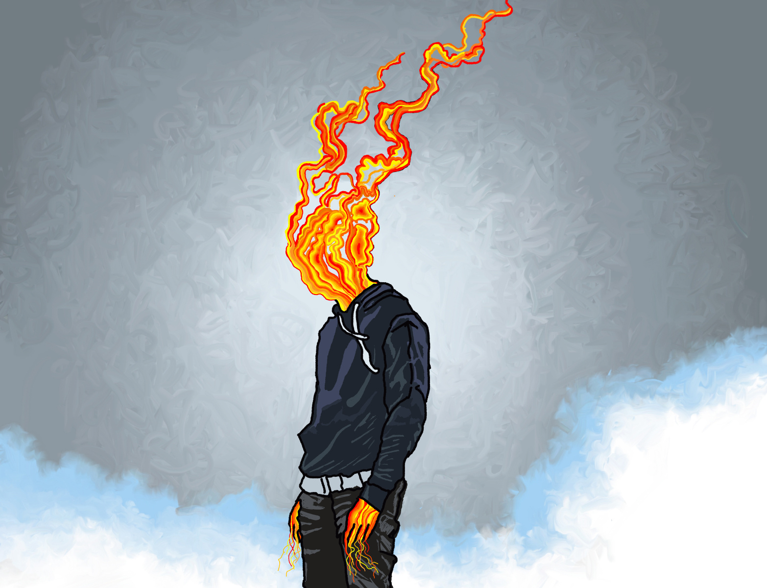 HEAD BURN by Meghna A on Dribbble