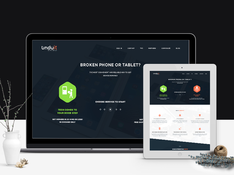 Unduit Web UI by White Orange Software on Dribbble