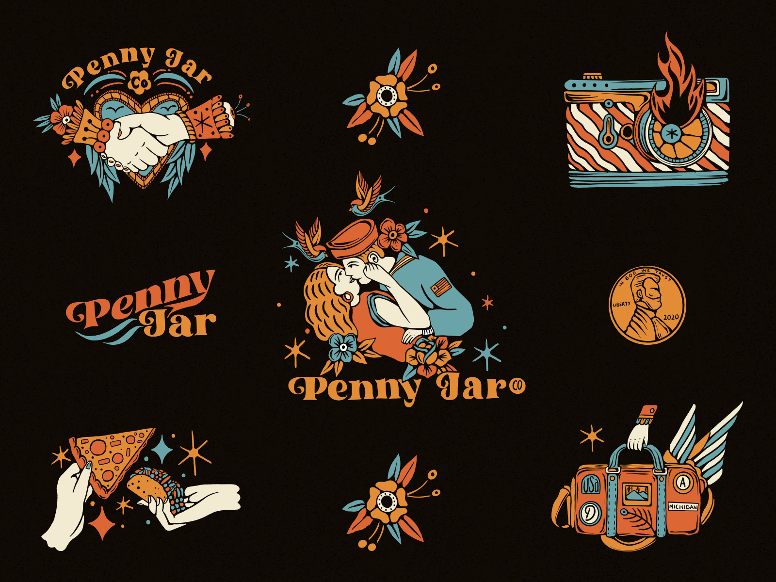 Penny Jar & Co by Nicolás Crespo on Dribbble