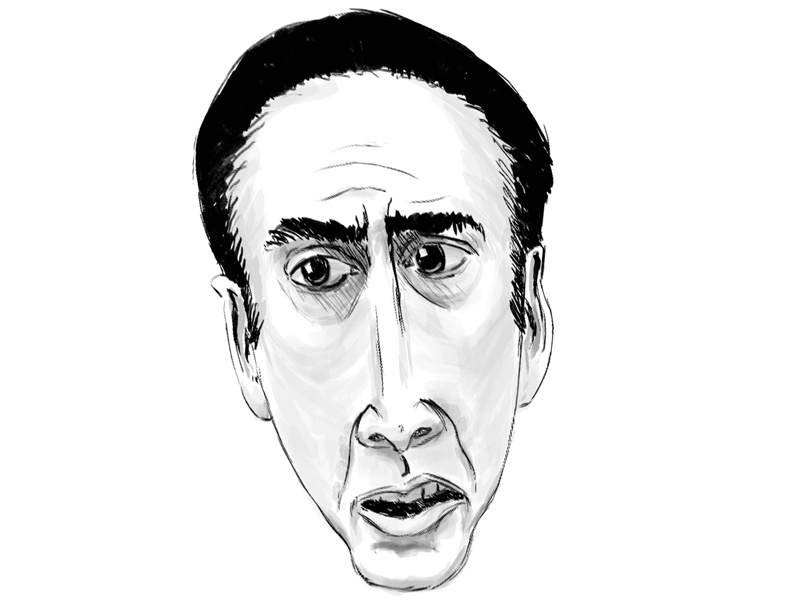 Digital head sketch by Martin Gardner on Dribbble