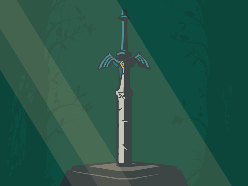 Master Sword Color by 𝕭𝖗𝖆𝖓𝖓𝖔𝖓 on Dribbble