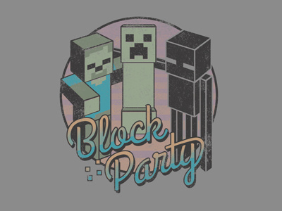 Minecraft Block Party by katie campbell on Dribbble