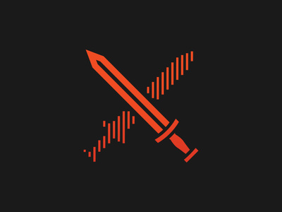 Cyber Sword by KHF Logo on Dribbble