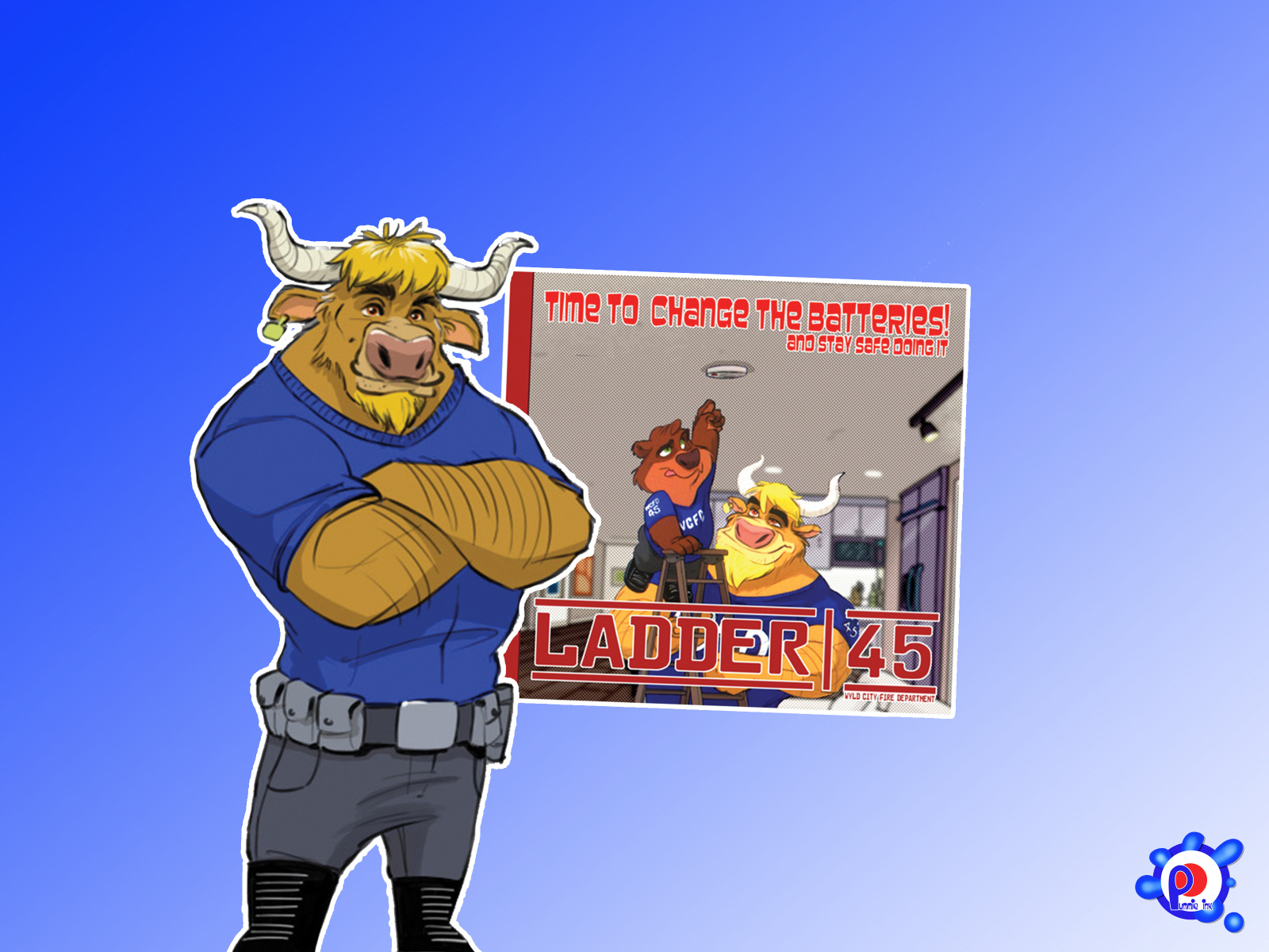 Original IP Content - Ladder 45 by Pummie Ink on Dribbble