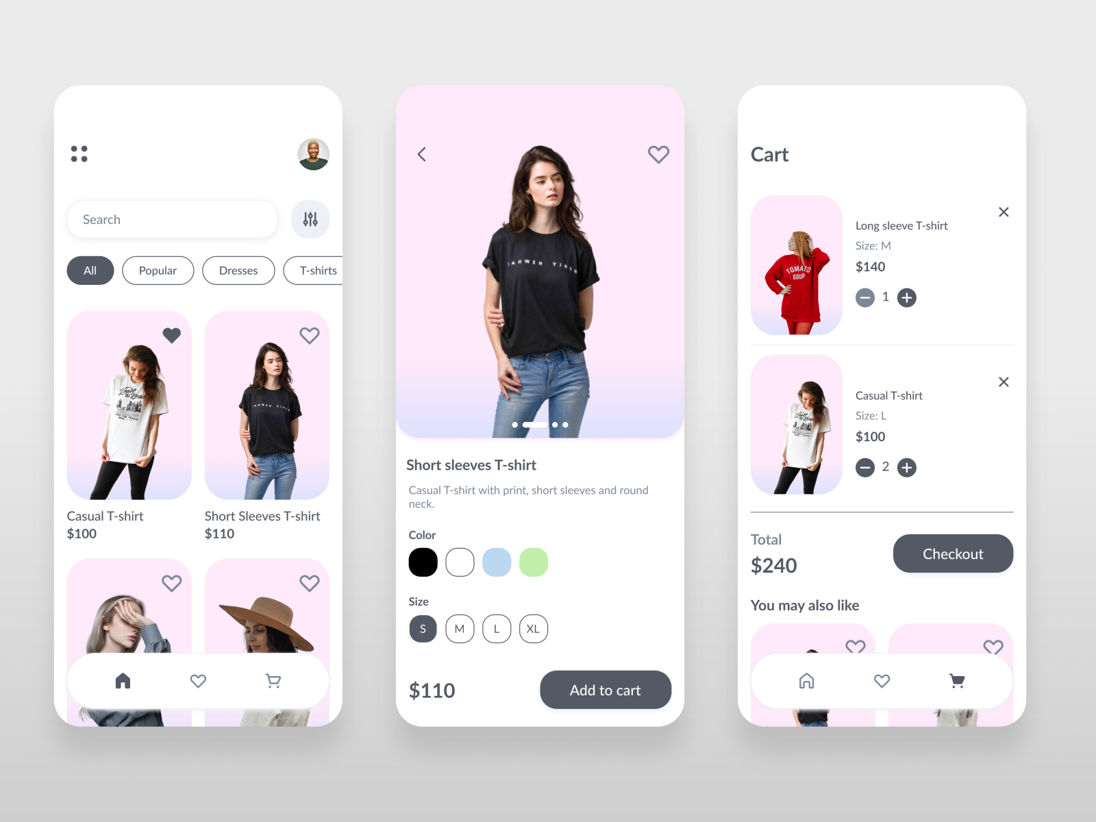 Online Shopping Mobile App by Yasmine Magdy on Dribbble