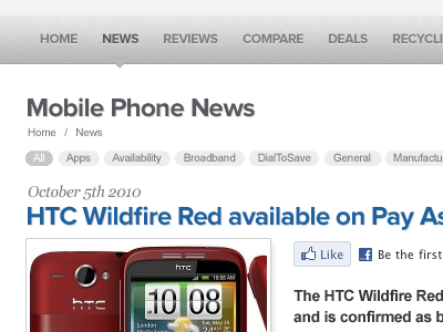 News & Navigation by Matt Hamm on Dribbble