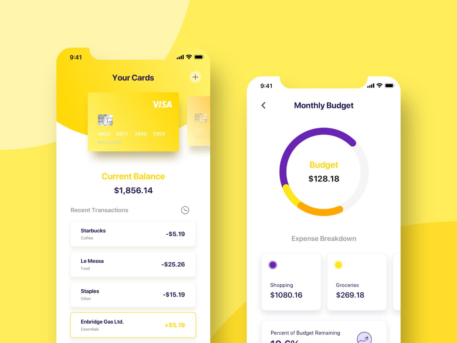 VISA App Concept by Veronica Gabrielle on Dribbble
