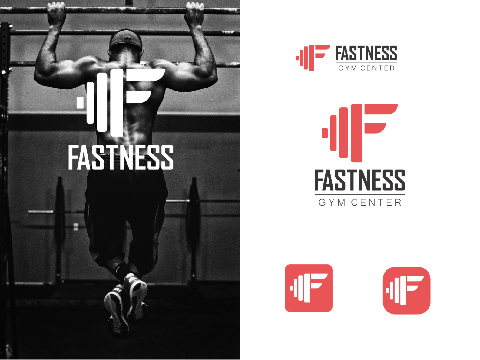 Fastness Gym Logo by Iftekharul Islam on Dribbble