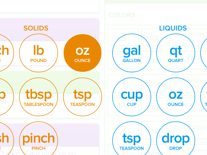 Unit Selector by Josiah Katz on Dribbble
