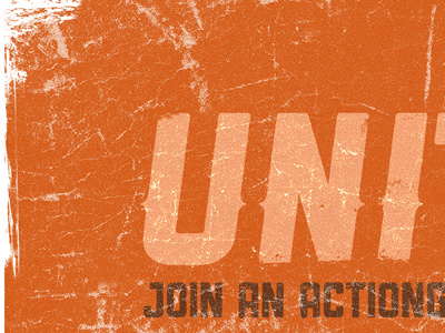 Unite Poster #1 for actiongroups by Josiah Katz on Dribbble