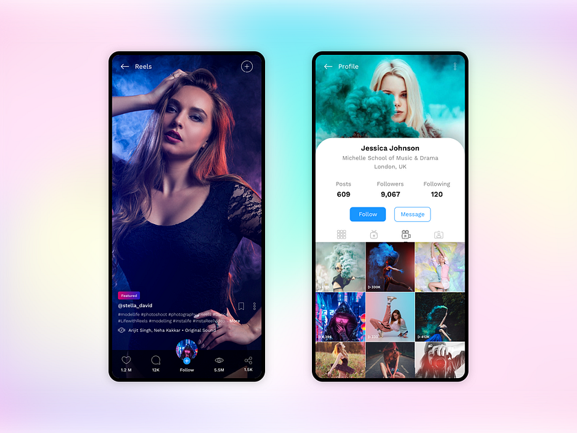 Instagram Redesign designs, themes, templates and downloadable graphic ...